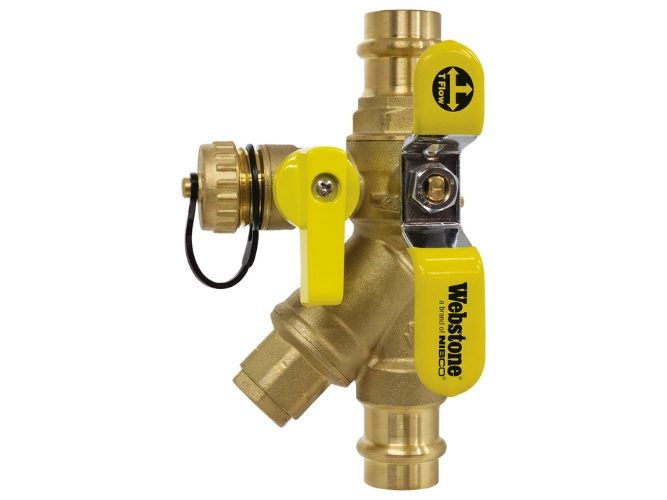 NIBCO Webstone Pro-Pal Ball Drain Strainer with G-Thread Connections | phcppros